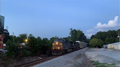 CSX 334 Leads M580 29 Thru Lilburn GA 8 29 2022 YouTube