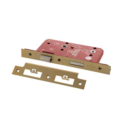 Atlantic Din Bathroom Lock Double Turn 60mm Backset
