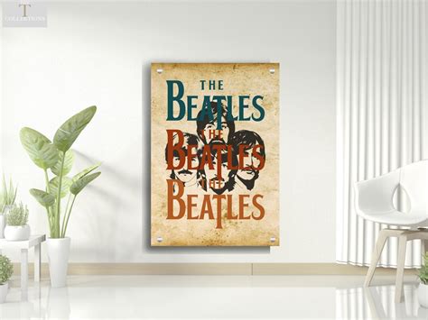 The Beatles Wall Poster Beatles Framed Poster The Beatles Inspired