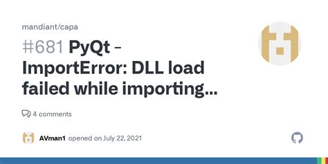 Pyqt Importerror Dll Load Failed While Importing Sip The Specified Module Could Not Be Found
