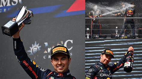 Checo Pérez obtiene segundo lugar en el GP de Bélgica