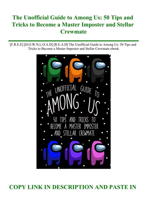 Free Download Read The Unofficial Guide To Among Us