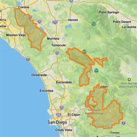Cleveland National Forest California Usa United States Of America