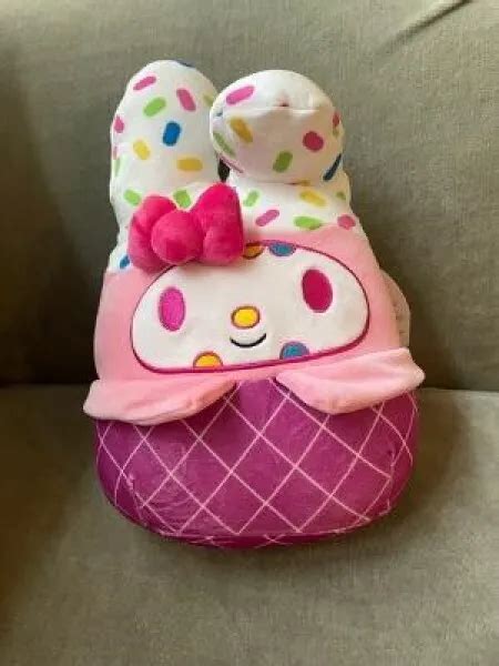 Squishmallows Sanrio Hello Kitty My Melody Ice Cream Sprinkles 8 Plush