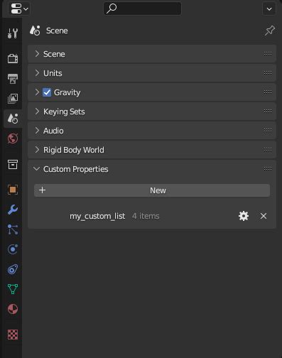 Properties Create Custom Object List Accessible To Scene Files