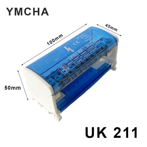 Uk211 Din Rail Terminal Block Modular Screw Connec Grandado