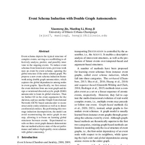Event Schema Induction With Double Graph Autoencoders Acl Anthology