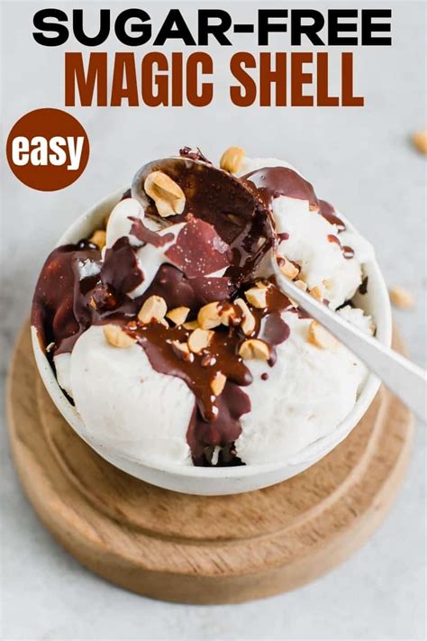 Easy Sugar Free Magic Shell Only 3 Ingredients