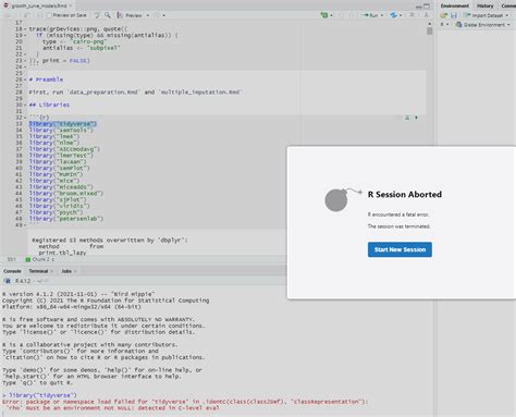 Error Loading Tidyverse In Rstudio Posit Community