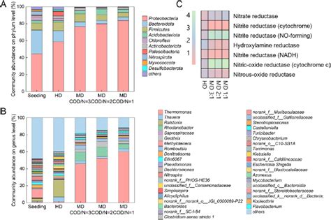 Microbial Community Structures At The Phylum A And Genus B Level