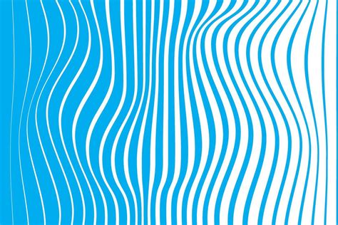 Simple Abstract Sky Color Vertical Halftone Wavy Distort Line Pattern Art 42400622 Vector Art At