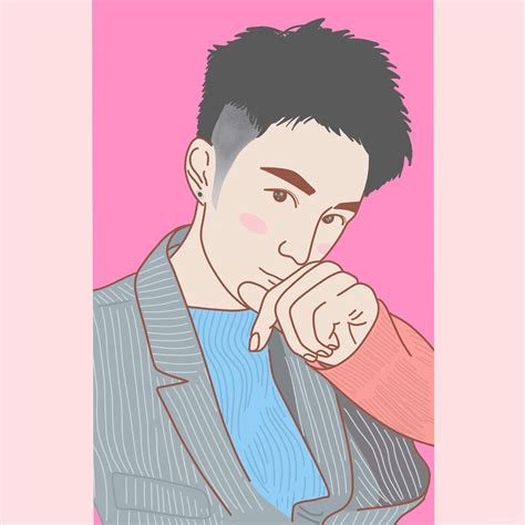 似顏繪頭像插畫风格插画设计作品 设计人才灵活用工 设计dna