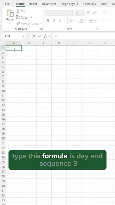 Create A List Of Days Instantly In Excel With The Sequence Formula