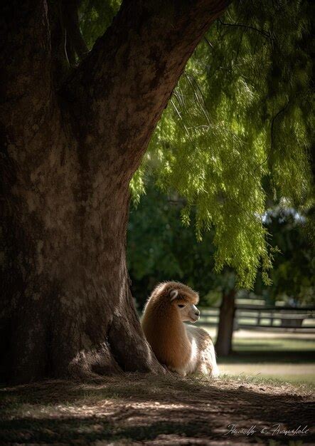 Premium Ai Image The Alpaca A Species Of South American Camelid Mammal