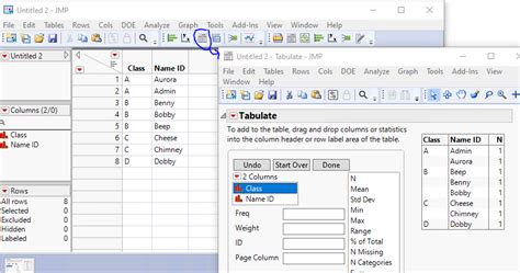 Update Table And Keep Grouped Columns Jmp User Community