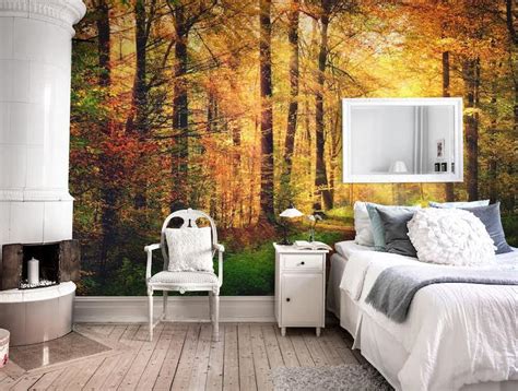 Buy Green Forest Path Wallpaper Happywall