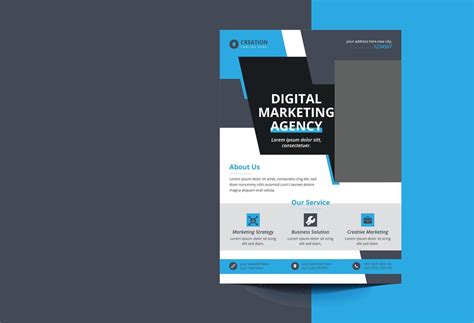 Corporate Flyer Template 15282454 Vector Art At Vecteezy