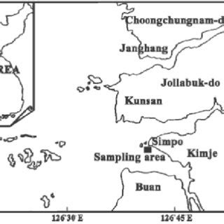 Map Showing The Sampling Area Download Scientific Diagram