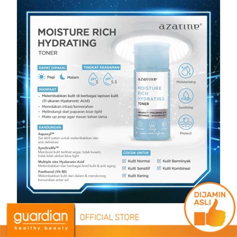 Jual Azarine Moisture Rich Hydrating Toner 90 Ml Di Seller Yama