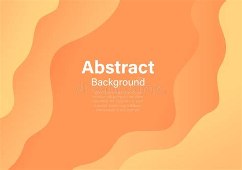 Abstract Fluid Gradient Background Orange Gradient Color Multi Layer Vector Background