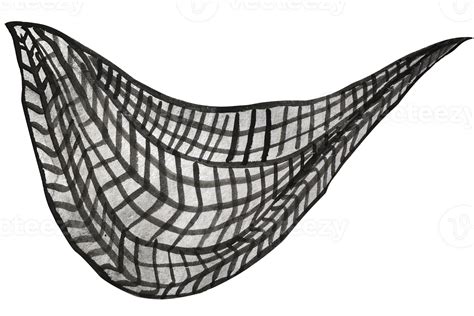 Black Grid Cobweb For Halloween Party Decoration Watercolor
