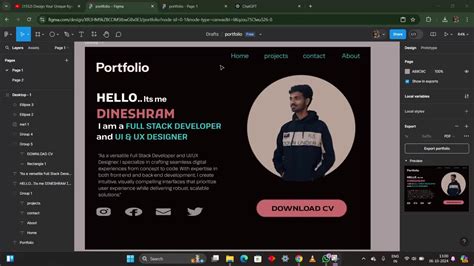 dineshram a on linkedin figma uiuxdesign fullstackdeveloper