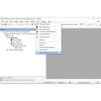 CODESYS Control For WAGO Touch Panels SL