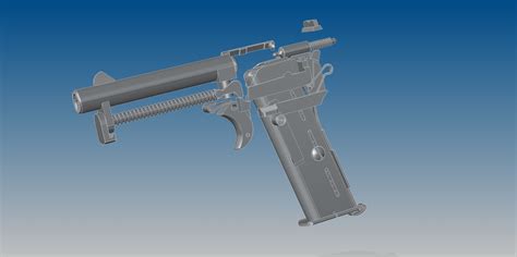 Mauser 1914 3d Model Cgtrader