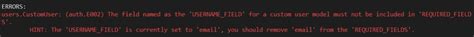 Django Allauth Customuser Object Has No Attribute Username Stack Overflow