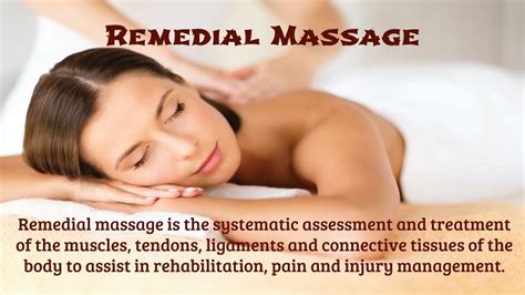 Ppt What Is The Difference Between Relaxation And Remedial Massage
