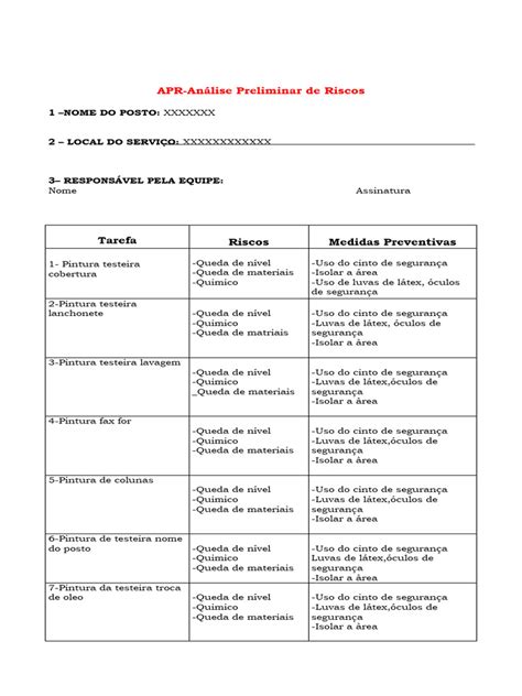 Analise Preliminar De Riscos 29 Pdf