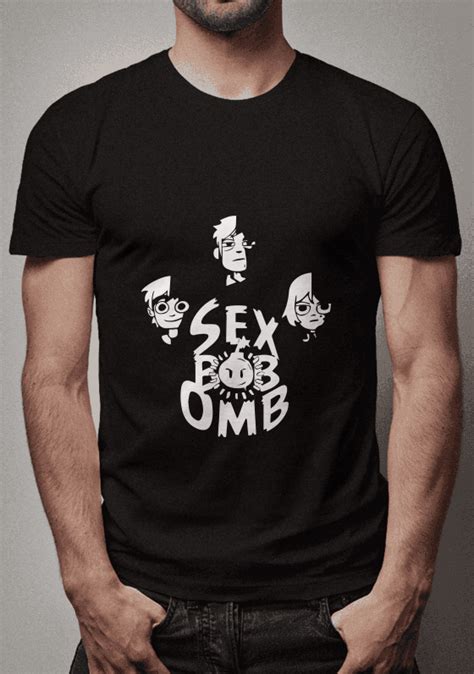 T Shirt Estonada Sex Bob Omb Em Ajacamisetas