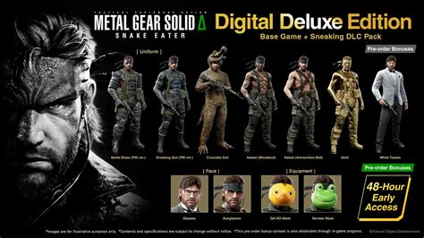 Metal Gear Solid Delta Snake Eater Dlc Detailed