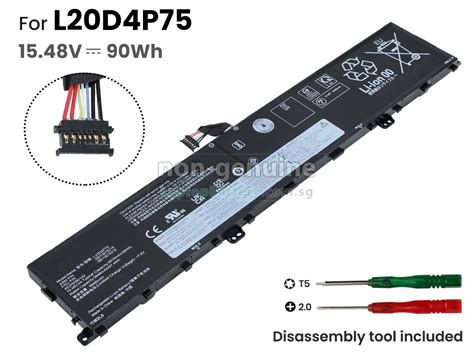 Battery For Lenovo Thinkpad X1 Extreme Gen 4 20y5005hmh Replacement