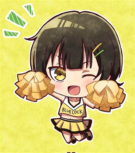 Bachira Meguru Chibi Blue Lock Sticker By Mikasakim In Chibi Cute Desktop Wallpaper Blue