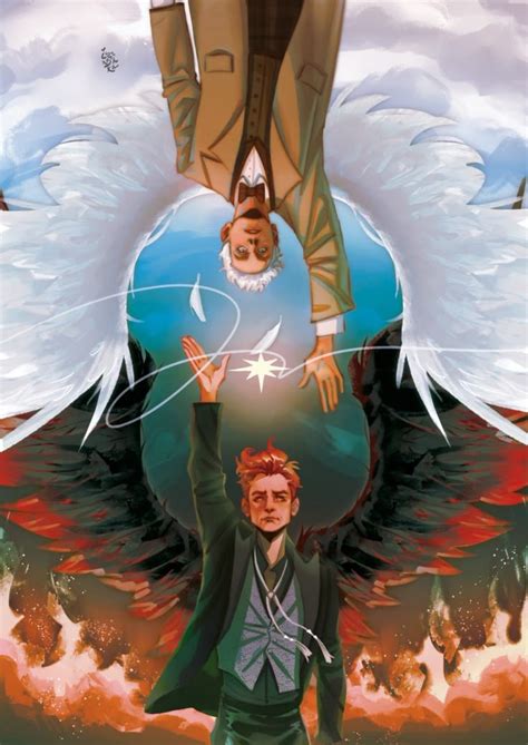 Aziraphale And Crowley Тардис Ангелы и демоны Доктор кто