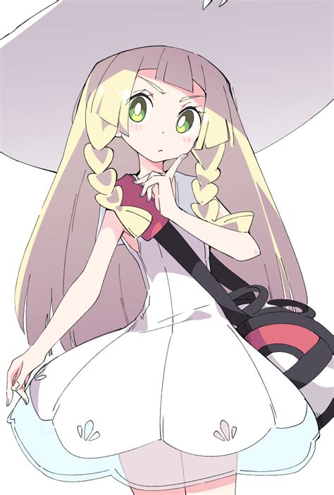 Safebooru 1girl Bag Blonde Hair Blush Braid Dress Green Eyes Hat Ixy