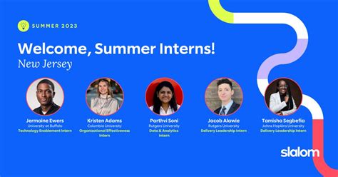 Cindy Bassett On Linkedin Welcome Summer 2023 Interns New Jersey