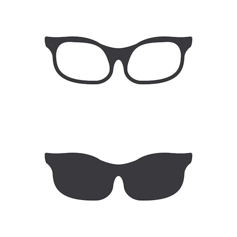 Premium Vector Glasses Symbol Vector Icon Design