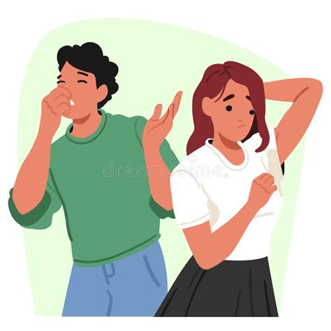 Unpleasant Situation During Couple Conversation Due To Bad Smell Of