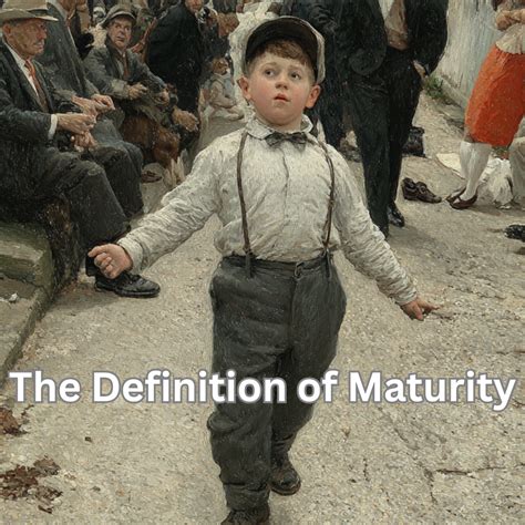 Day 292 The Definition Of Maturity The 365 Commitment