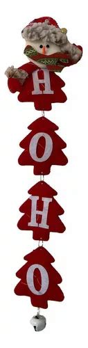 Adorno para árbol de navidad Breeza Natal Pendente Ho Ho muñeco de
