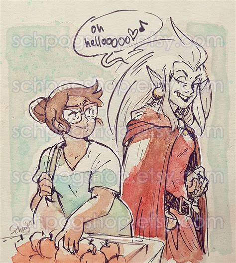 Raine X Eda Camilla X Eda Print Set The Owl House Etsy