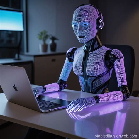 Futuristic Ai Tax Assistant Stable Diffusion Online