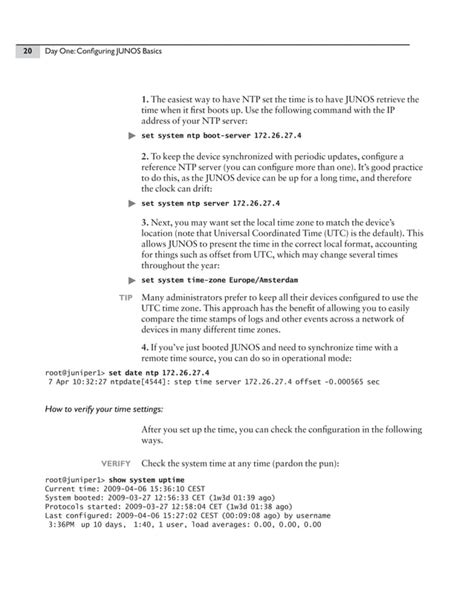 Configuring Junos Basics PDF