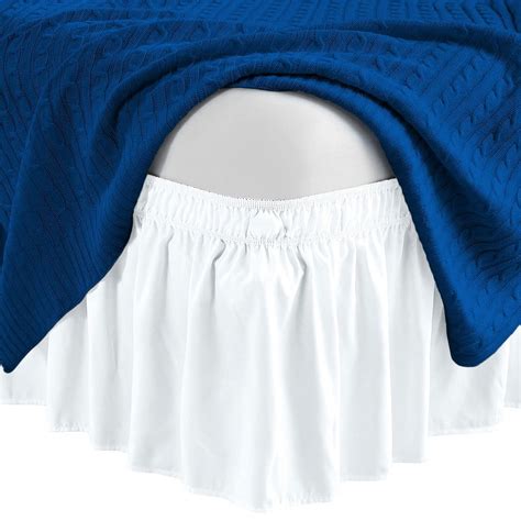 Hnb Store Wrap Around Bed Skirt 18 Inch Drop Easy Care Microfiber Made