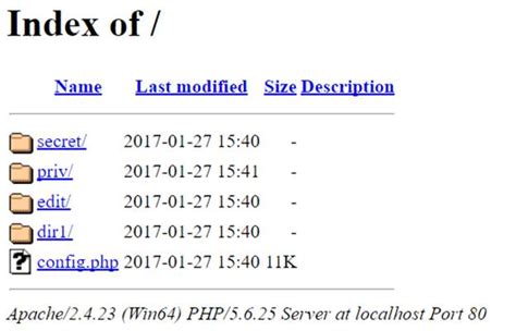Php Disable The Directory And File Listing On Web Browser Like We See