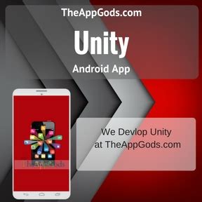 Unity Application Development Service Mobile Application Development Service