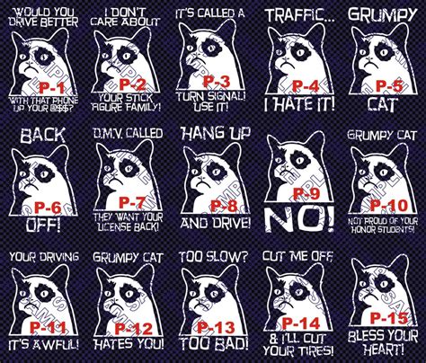 Grumpy Cat Hates Die Cut Vinyl Decal Sticker Etsy