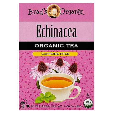 Brads Organic Echinacea Organic Tea Bags 20 Count 106 Oz Fairway